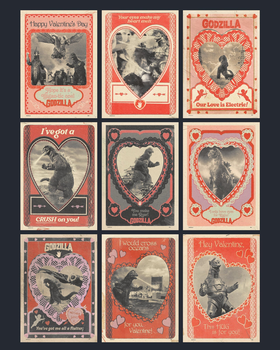 Godzilla King Of The Monsters Valentines Fright Rags
