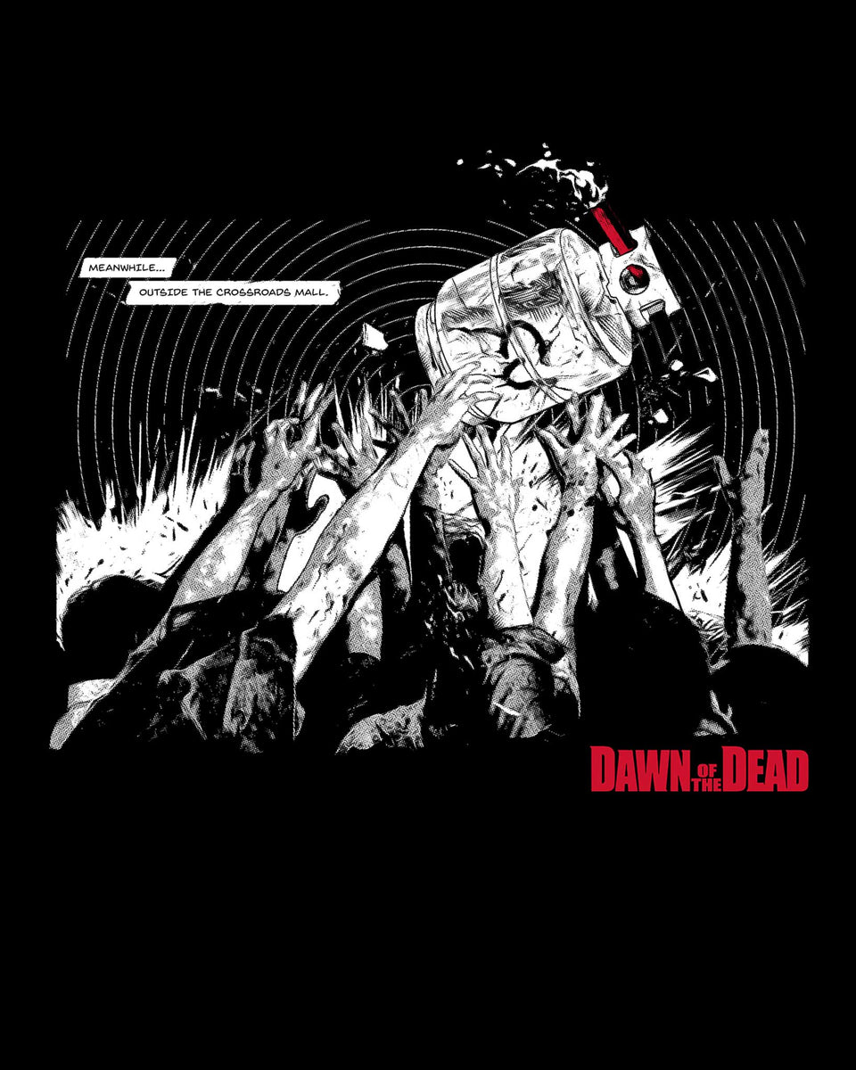 Meanwhile... Outside the Crossroads Mall | Fright-Rags