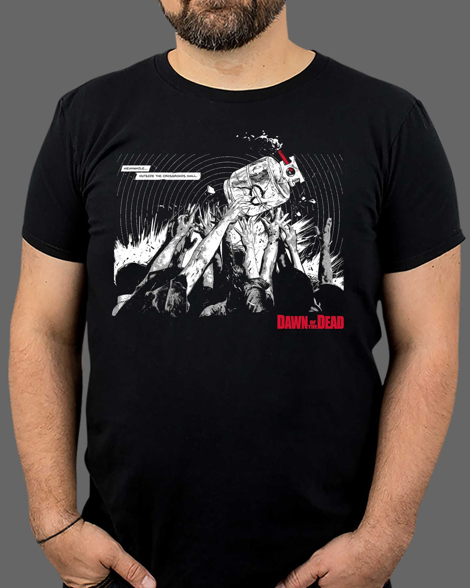 Meanwhile... Outside the Crossroads Mall | Fright-Rags