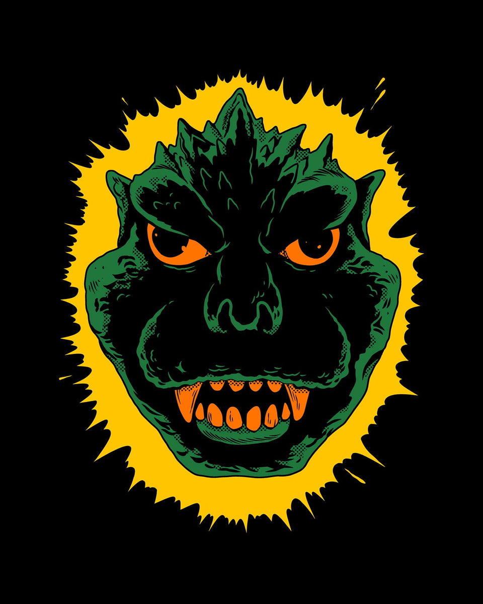 Vintage Halloween - Godzilla - Baseball Tee | Fright-Rags