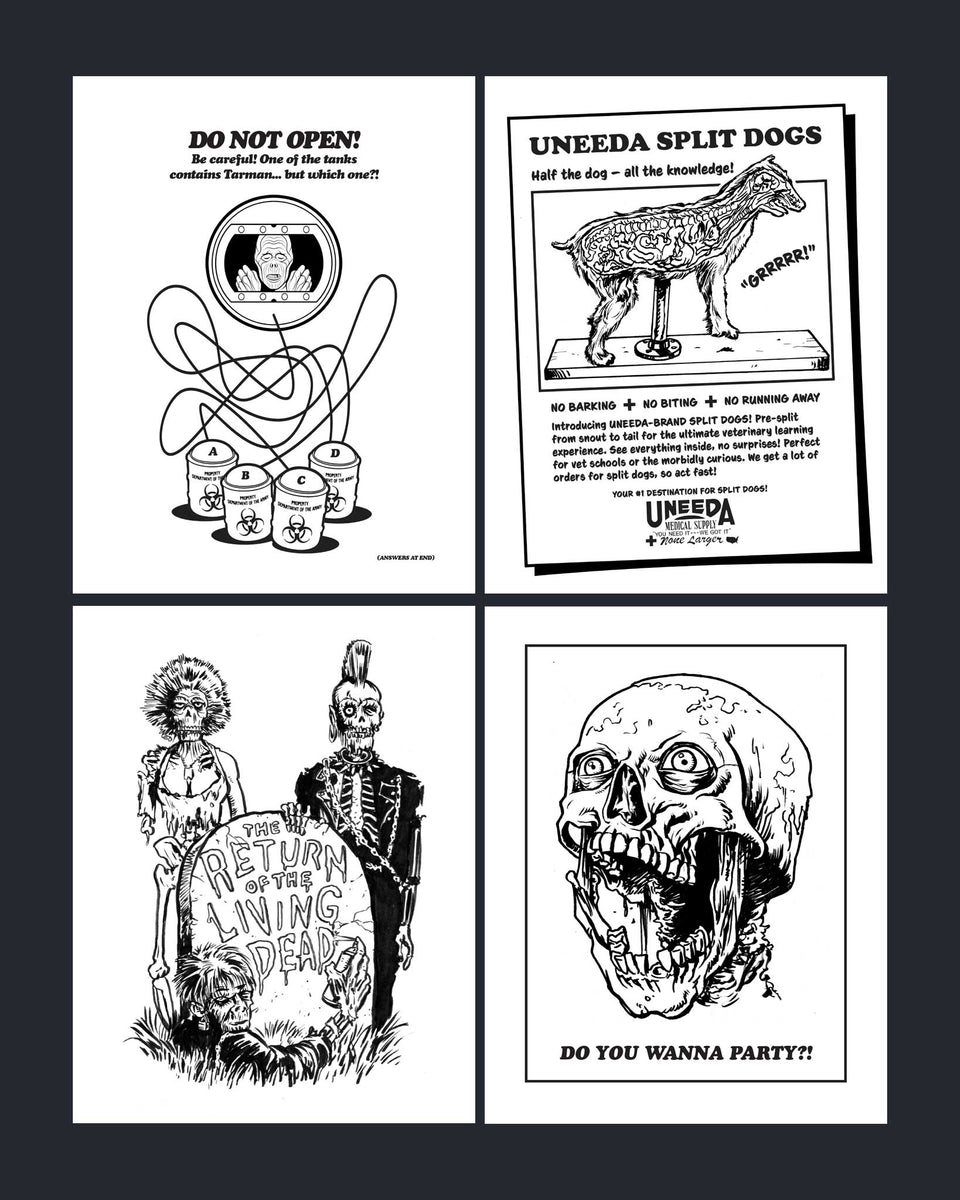 The Return of the Living Dead - Activity Book | Fright-Rags