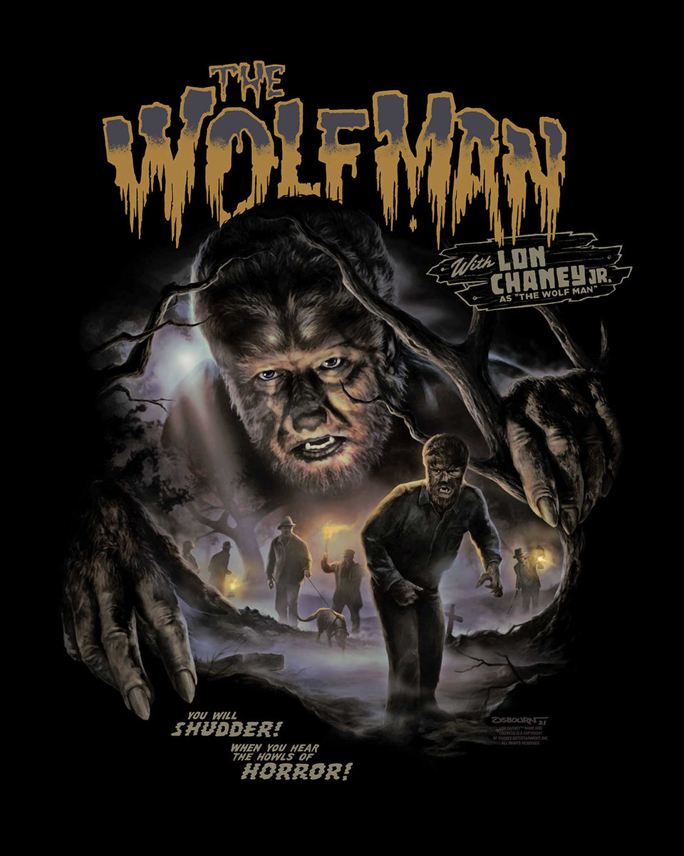 Lon Chaney Jr As The Wolf Man | Fright-Rags